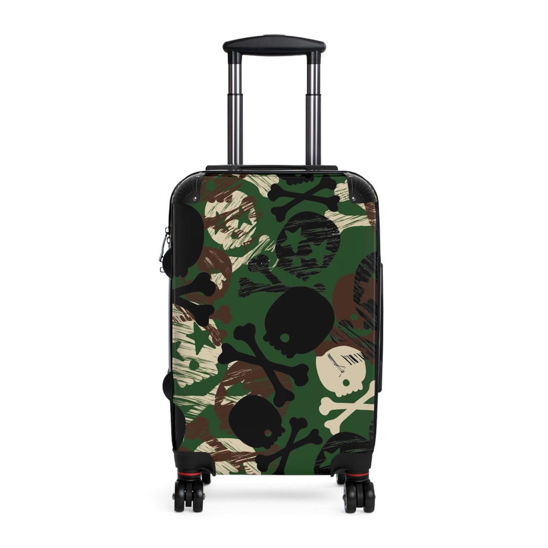 Suitcase, Skull and Crossbones Design, Teens, Travel Luggage, Trendy ...