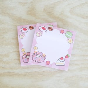 Cute Desserts Sticky Notes | Cute Sticky Notes, Cute Notepad, Cute ...