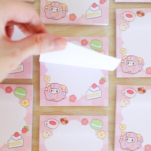 Cute Desserts Sticky Notes | Cute Sticky Notes, Cute Notepad, Cute ...