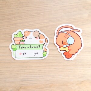 Gamer Shrimp Vinyl Sticker | Shrimp Bad Posture Check Sticker, Gamer ...