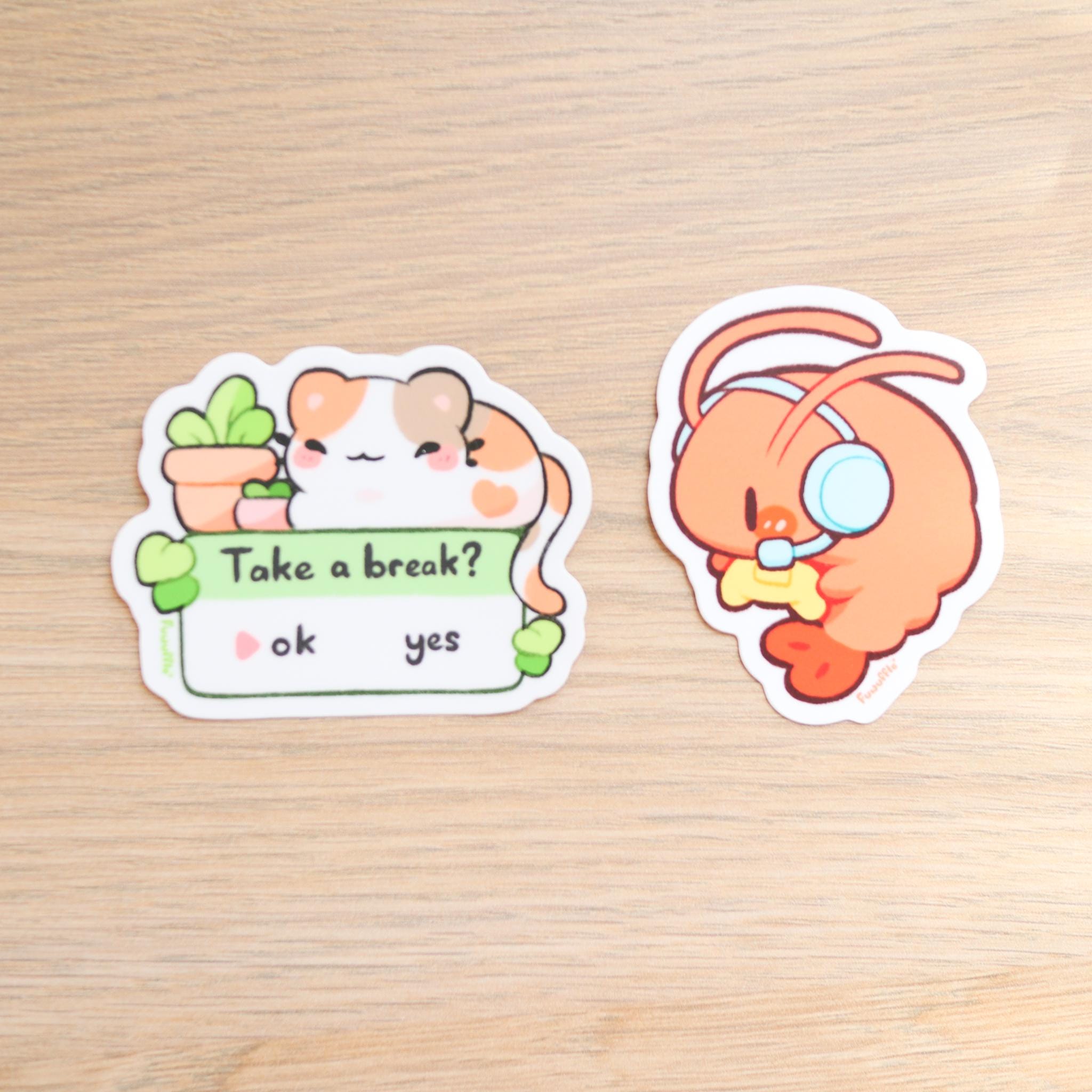 Gamer Shrimp Vinyl Sticker | Shrimp Bad Posture Check Sticker, Gamer ...