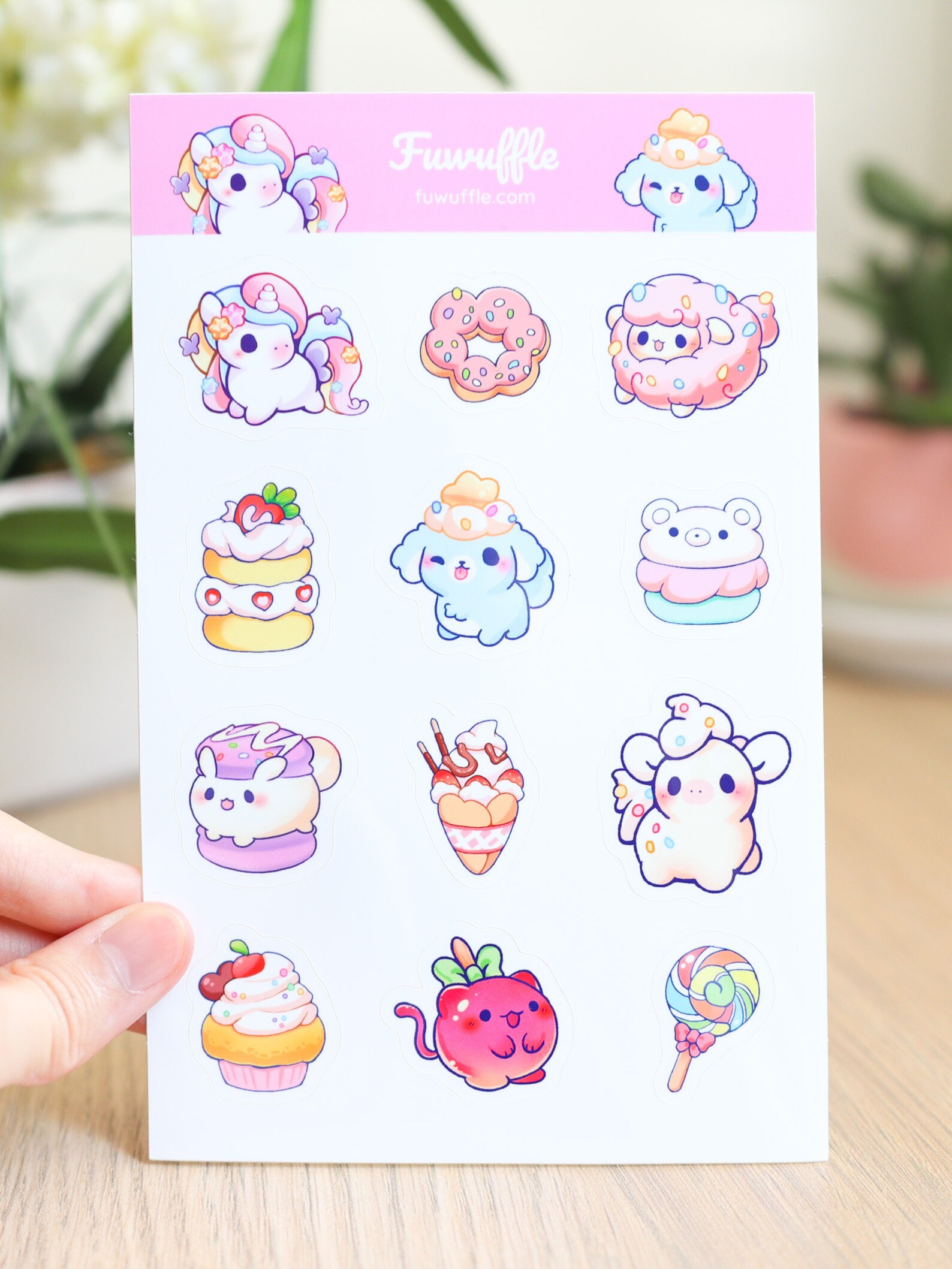 Sweets Party Sticker Sheet Unicorn Sticker, Candy Stickers, Candy ...