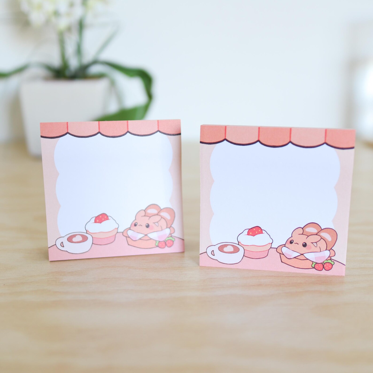 Bread Bunny Sticky Notes | Cute Sticky Notes, Cute Notepad, Cute Animal ...