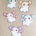Pastel Cows Sticker Pack Cute Cow Stickers Waterproof Vinyl - Etsy