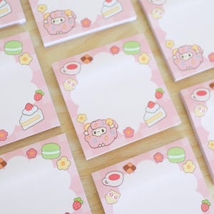 Cute Desserts Sticky Notes | Cute Sticky Notes, Cute Notepad, Cute ...