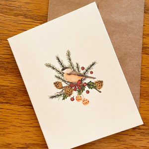Vintage Inspired Blank Christmas Card Set of 6 or 12 - Etsy