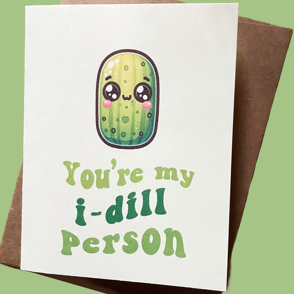Pickle Card - Etsy