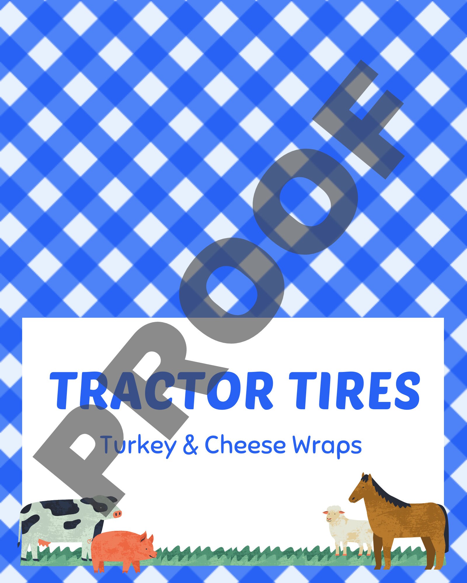 Farm Themed Food Cards (INSTANT DOWNLOAD) - Etsy