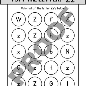 I Spy Alphabet Worksheets - Etsy