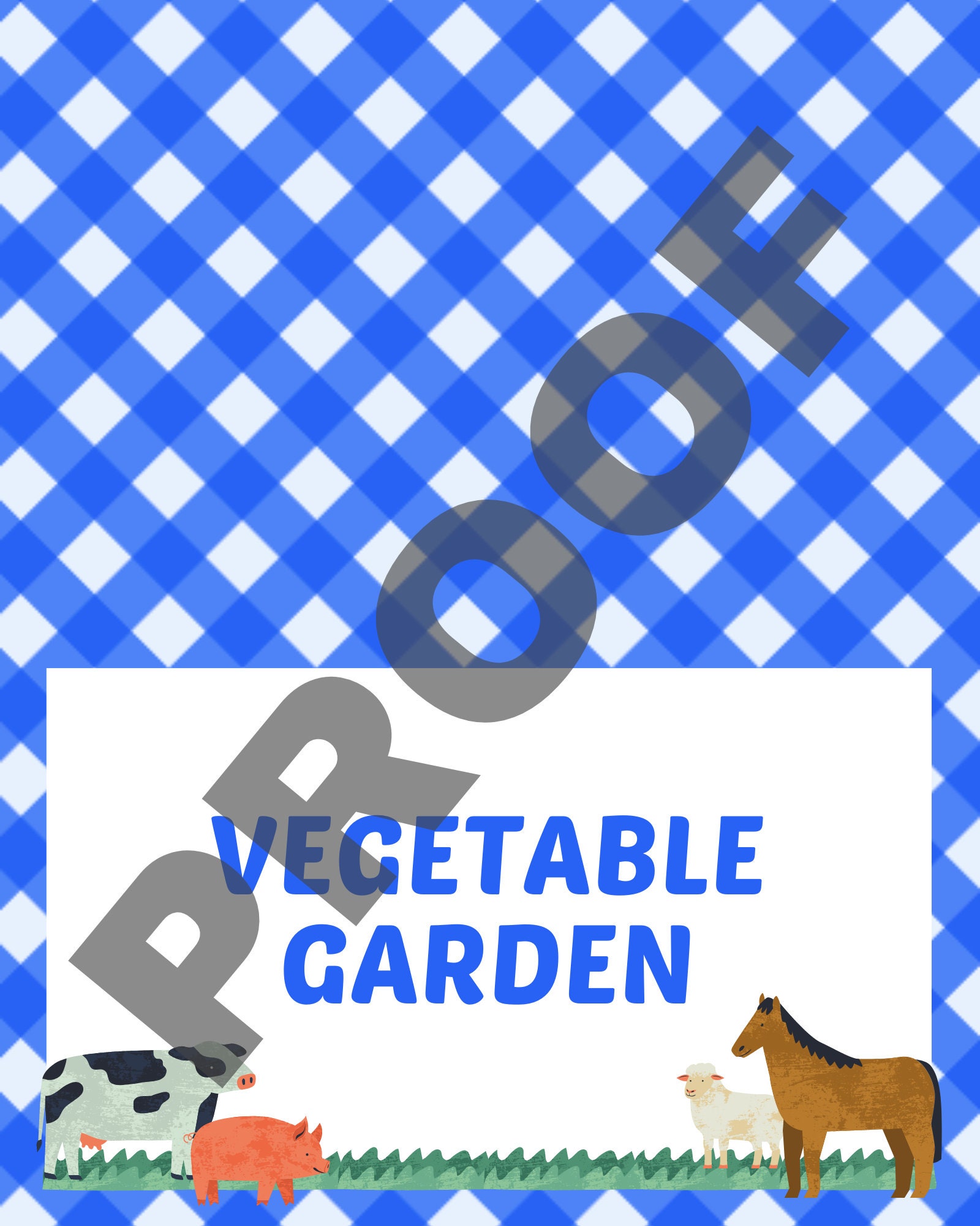 Farm Themed Food Cards INSTANT DOWNLOAD - Etsy