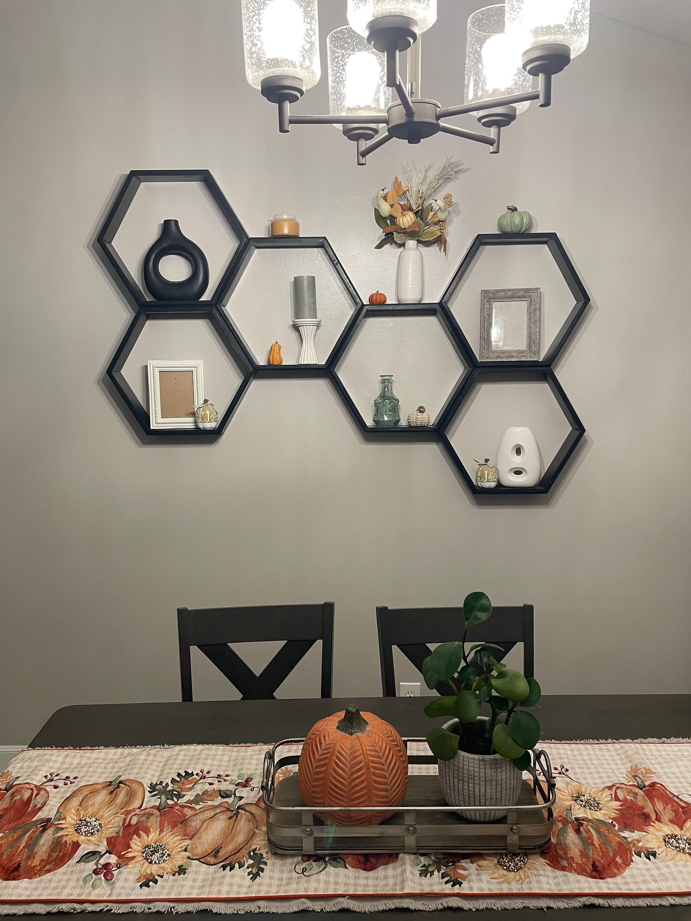 Hexagon Shelf Plans, Honeycomb, Wall Art Plans, DIY Décor, Woodworking ...