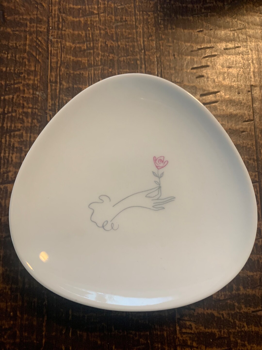 Mid Century Rosenthal of Selb Germany Trinket Dish. Triangular With ...