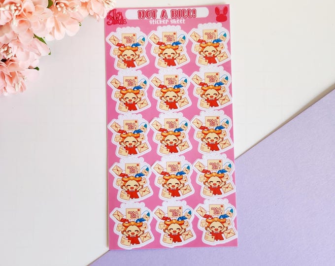 It's Not a Bill Sticker Sheet Shipping & Mailing Sticker Sheet Pack ...
