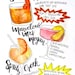 Custom Drinks Menu, Made-to-order, Perfect for Weddings, Bridal Showers ...