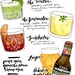 Custom Drinks Menu, Made-to-order, Perfect for Weddings, Bridal Showers ...