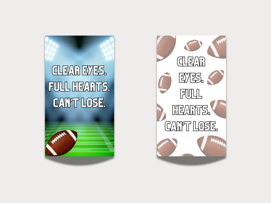 Printable Football Game Day Tags | Football Goodie Bags | Instant ...