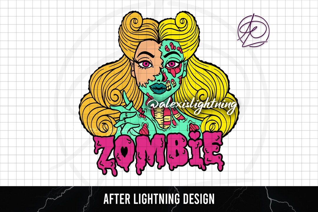 Zombie Girl Living in a Zombie World SVG || SVG for Cricut/silhouette ...