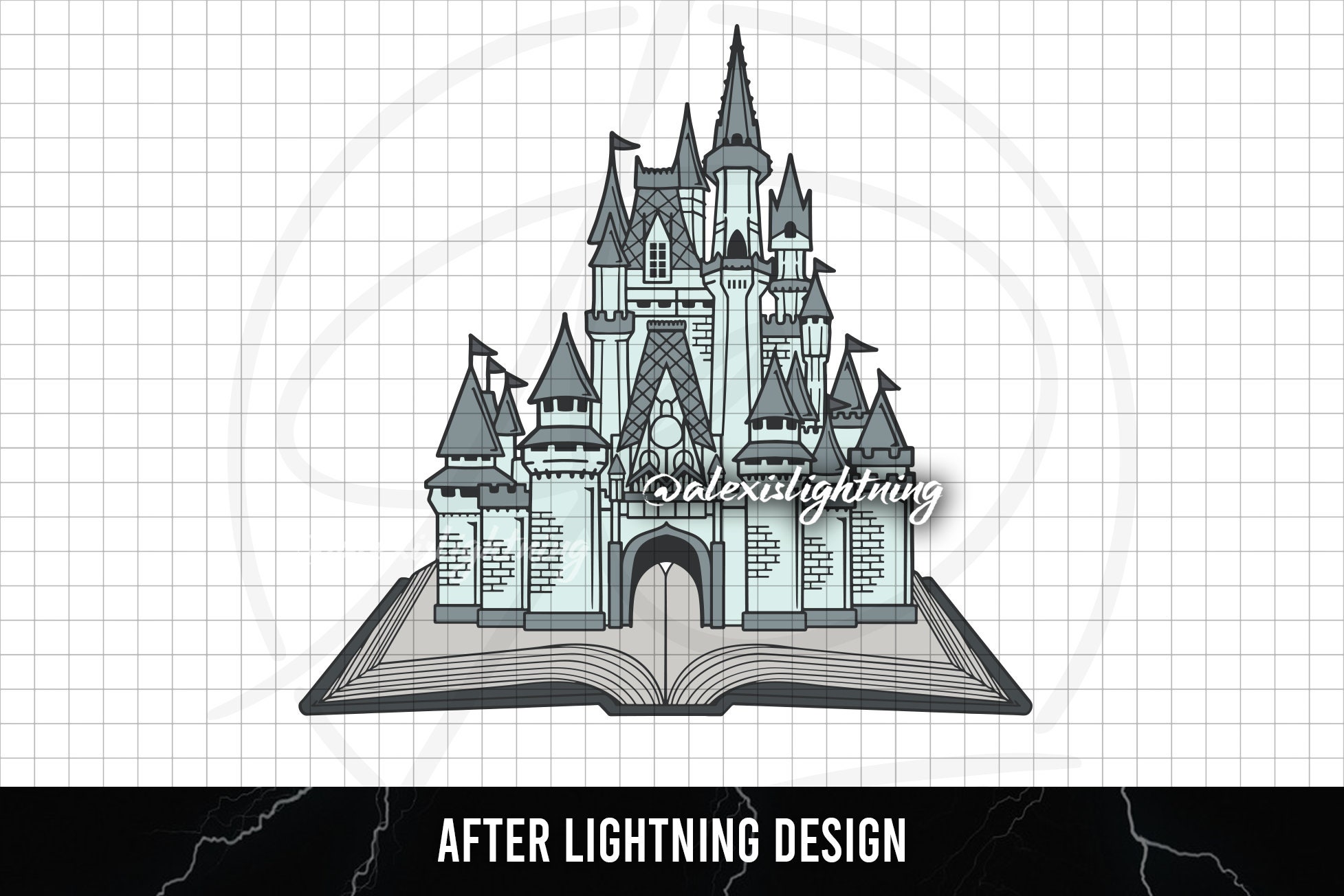 Story Book Castle SVG for Silhouette & Cricut Users - Etsy
