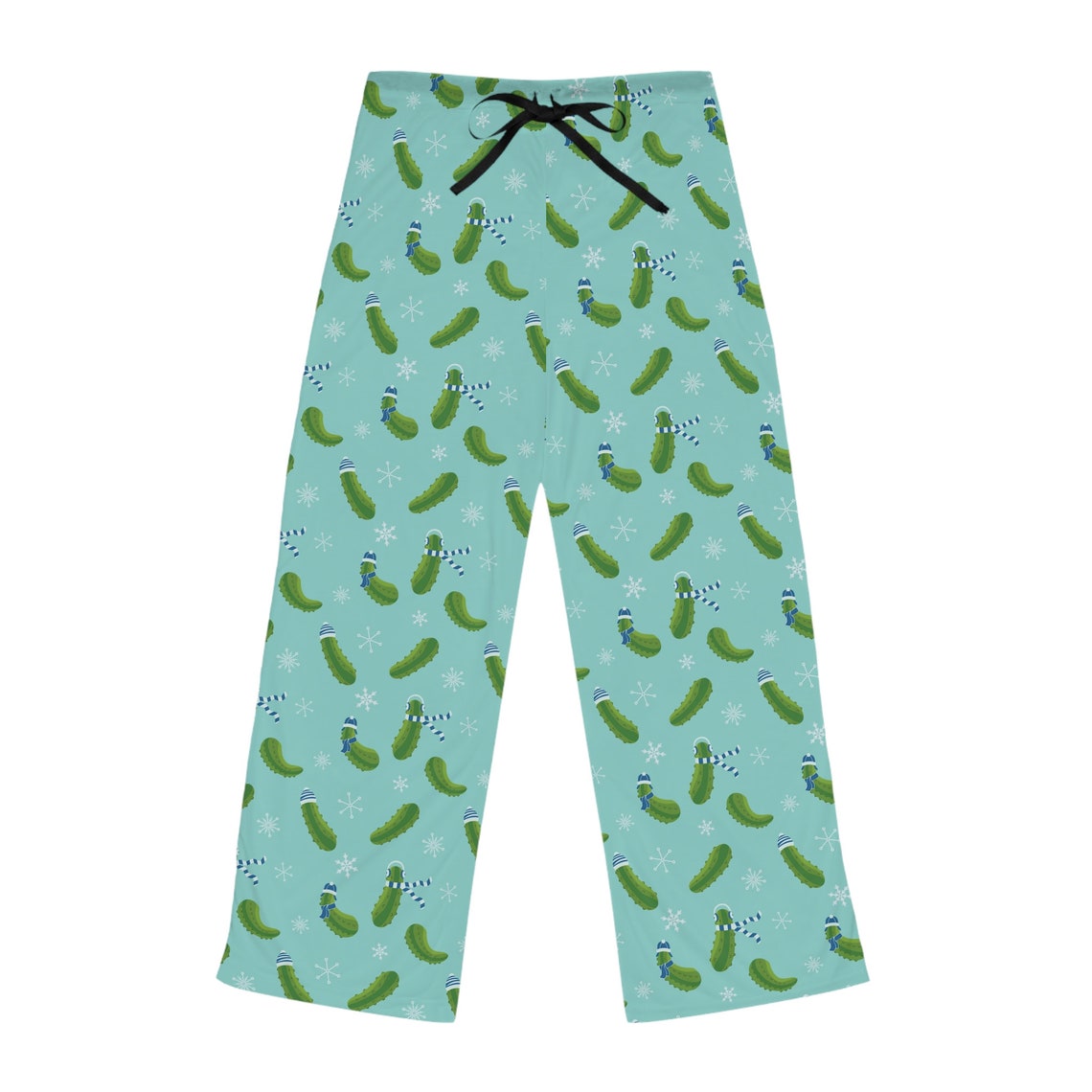 Women's Pickle Pajama Pants Winter Wonderland Edition Sea - Etsy