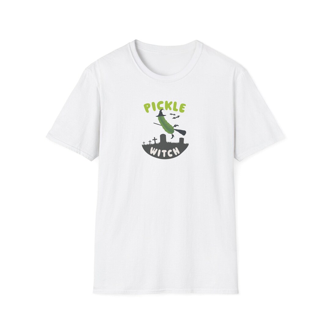 Funny Halloween Pickle Witch T-shirt - Etsy