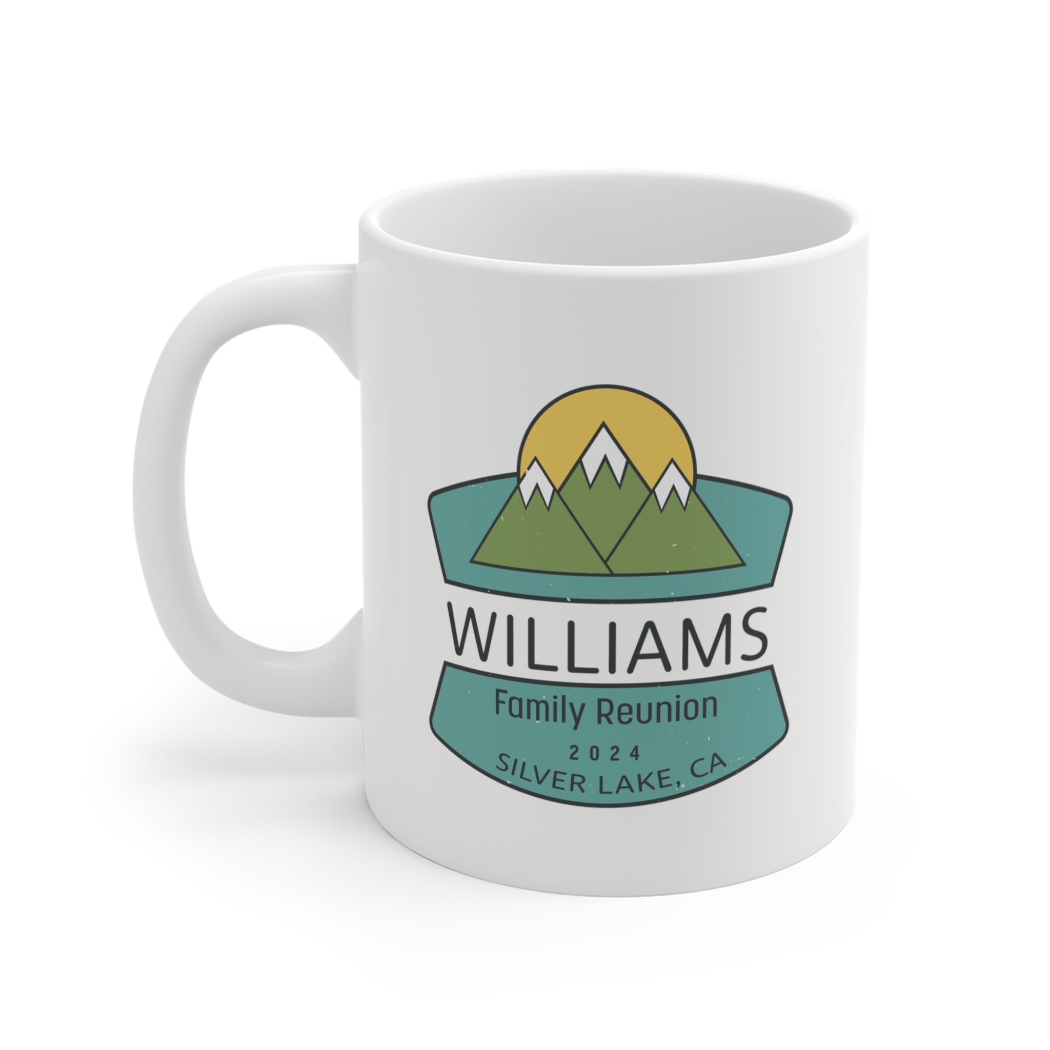Custom Family Reunion Mug Minimal Script - Etsy