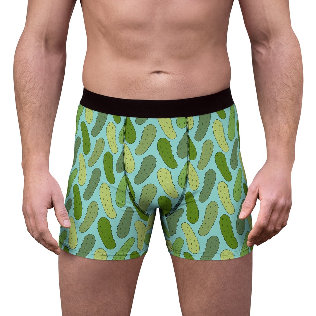Big Dill Pickle Boxer Briefs Slate Aqua Blue - Etsy