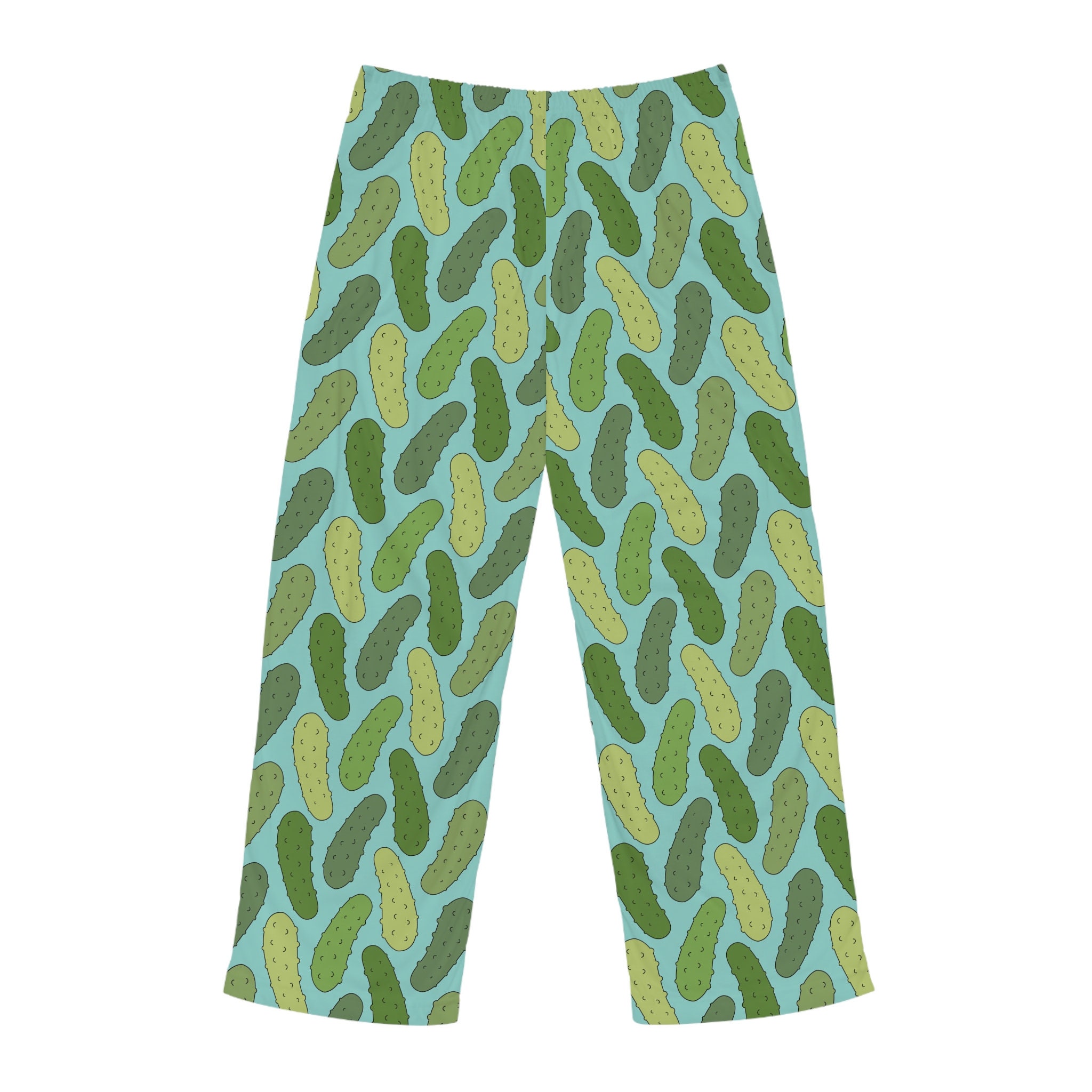 Men's Big Dill Pickle Pajama Pants Sky - Etsy