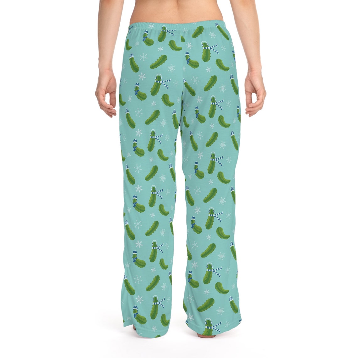 Women's Pickle Pajama Pants Winter Wonderland Edition Sea Sprite - Etsy