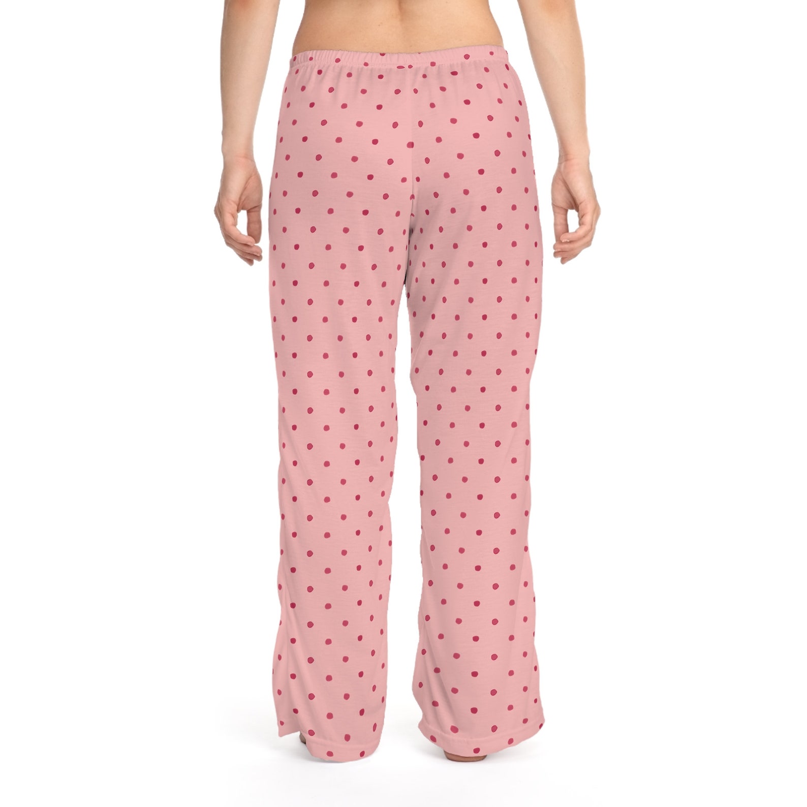 Women's Polka Dots Pajama Pants Pink - Etsy