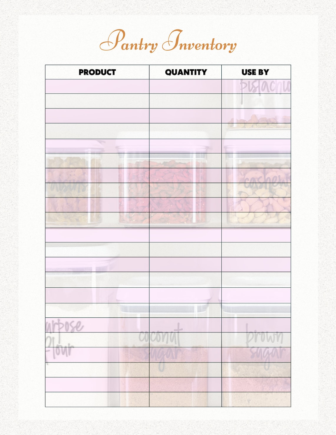 Meal Prep Planner Weekly Menu Printable Grocery List Template Digital ...