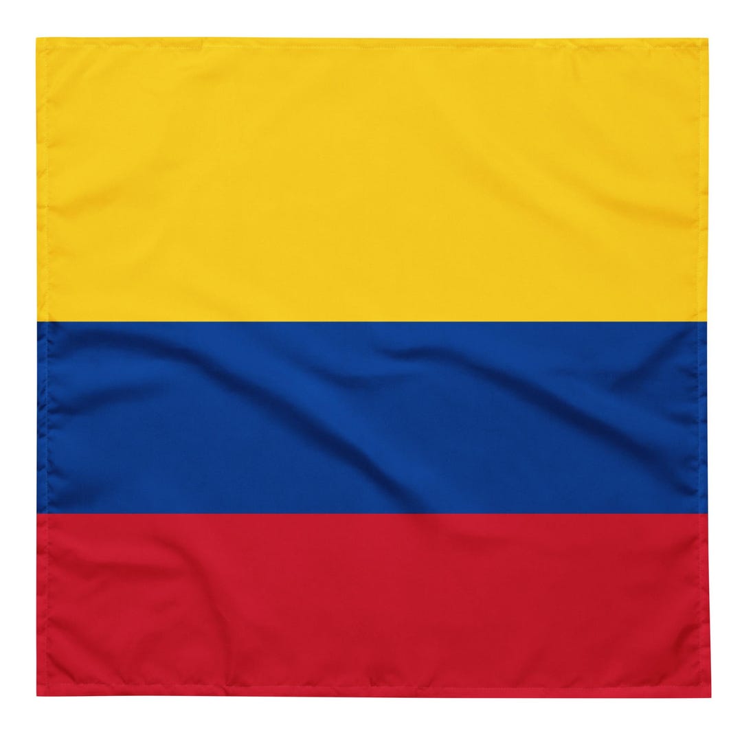 Colombia Flag Bandana, Colombian Culture Flag, World Flags, Travel ...