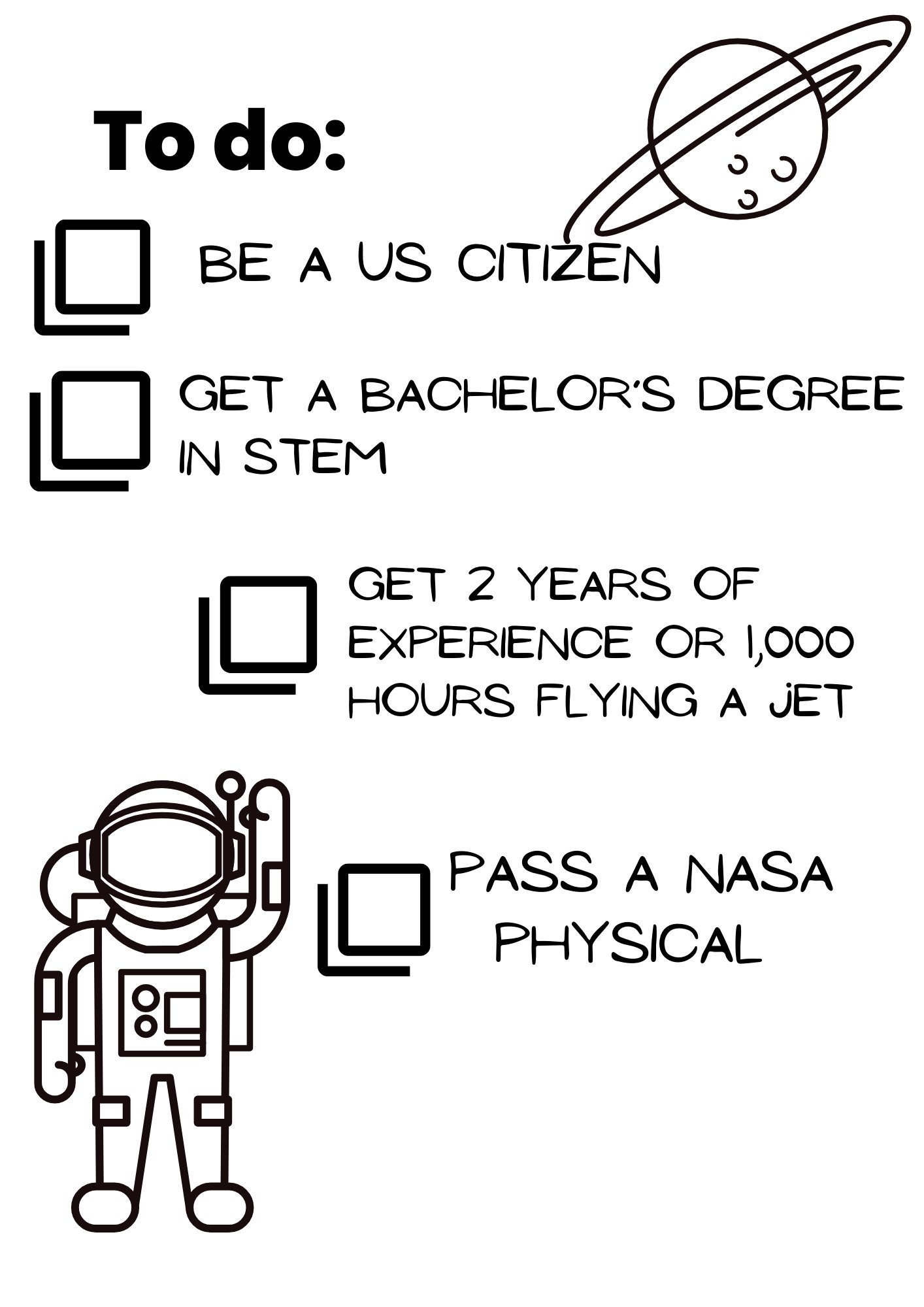 Kids Space Theme Astronaut Printable Coloring Pages - Etsy