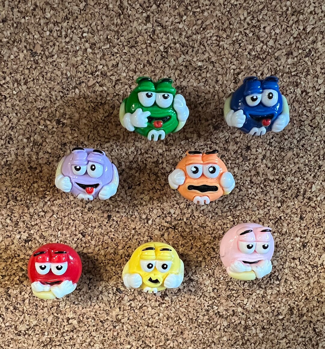 Set of 7 Funny Push Pins, Tacs for Corkboard - Etsy