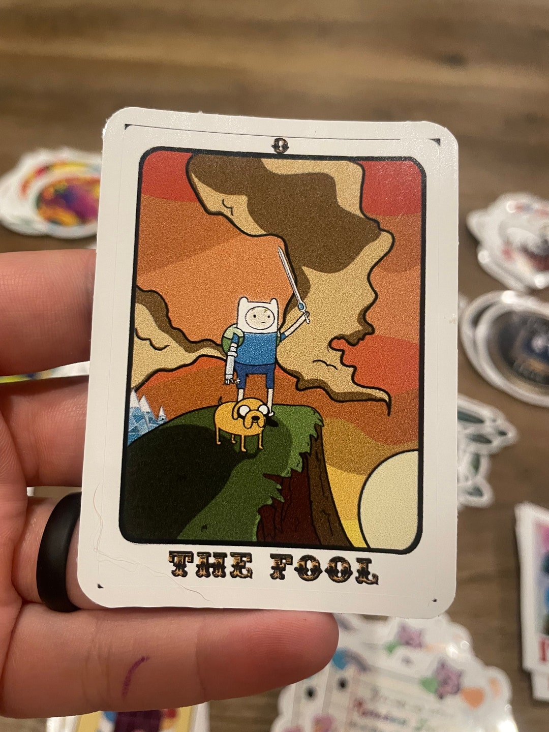 Adventure Time Tarot Card Sticker Pack - Etsy