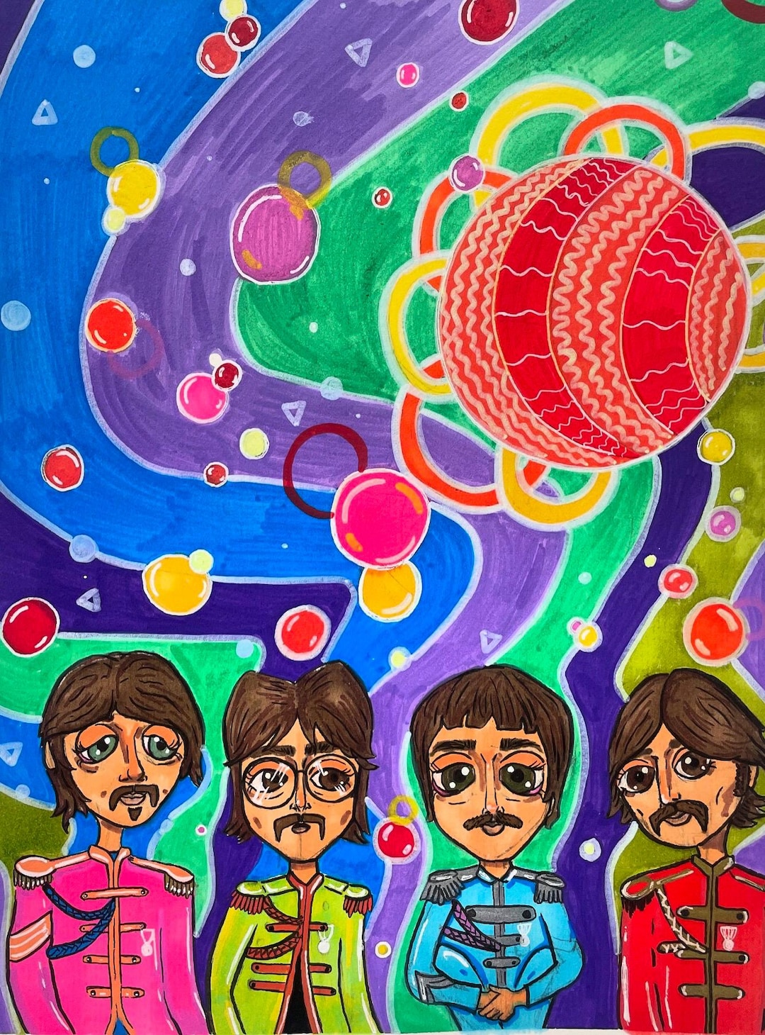 Beatles Fan Art Digital Print - Etsy