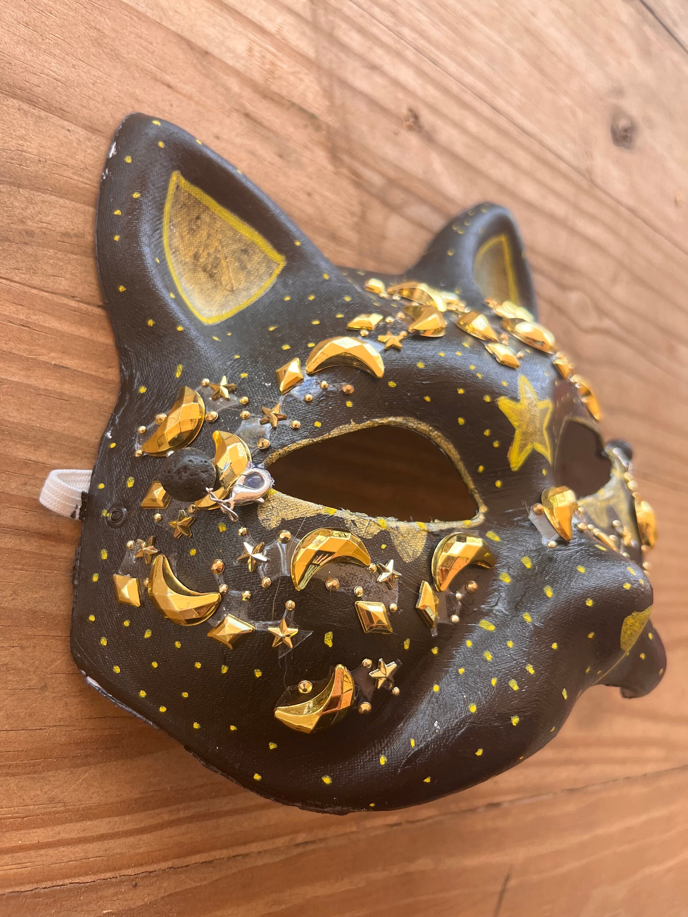 Hand Painted Starry Night Masquerade Mask Mask Cosplay - Etsy