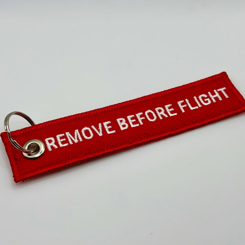 Custom Remove Before Flight Keychain - Etsy