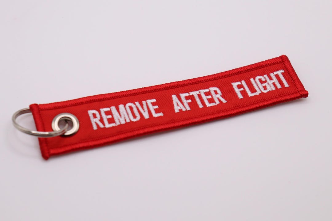 PERSONALIZED CUSTOM Flight Tag Keychain, Jet Tag Keychain, Merrowed ...