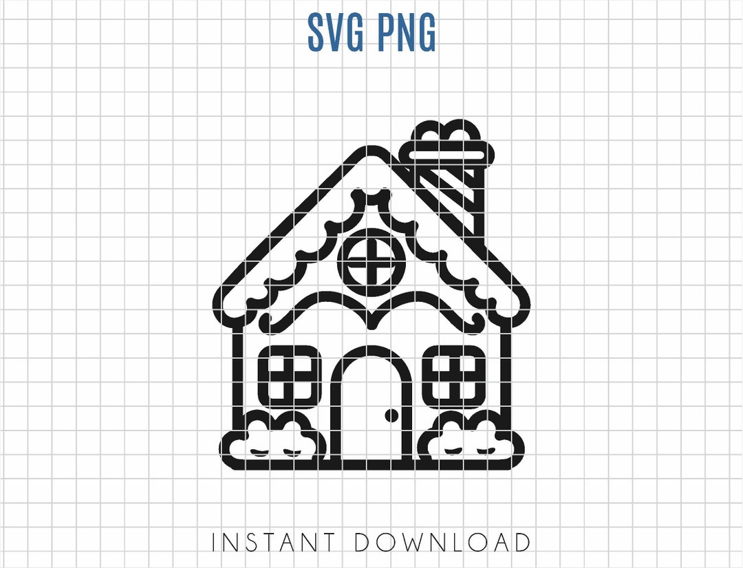 Gingerbread House SVG, Christmas Gingerbread Home, Easy to Cut ...