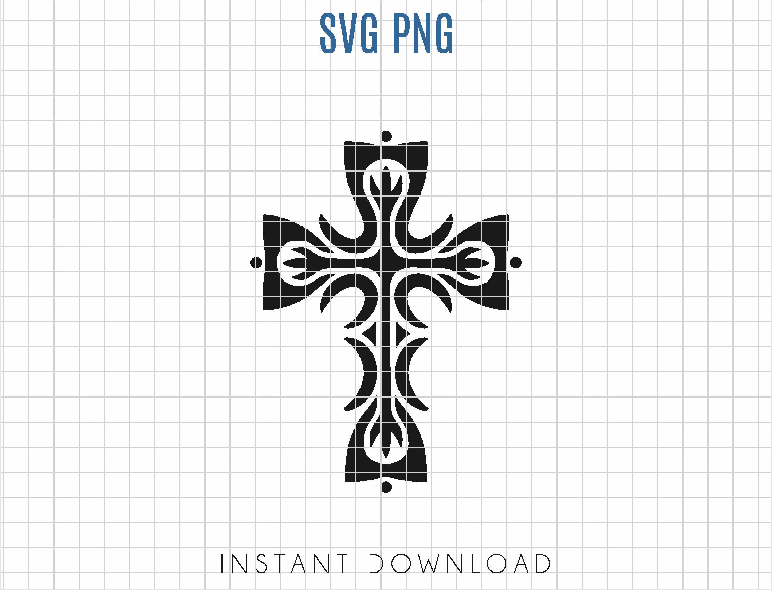 Cross SVG Bundle, Vector Catholic Cross Bundle, Easy to Cut Victorian ...