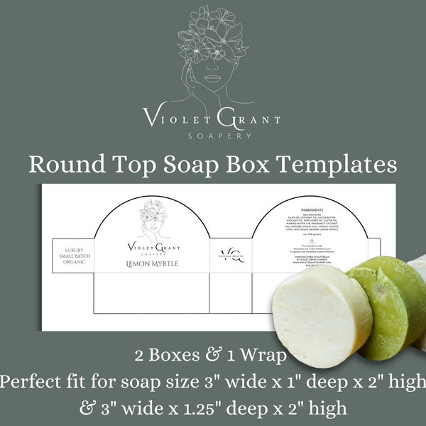 Round Soap Packaging Boxes - Etsy