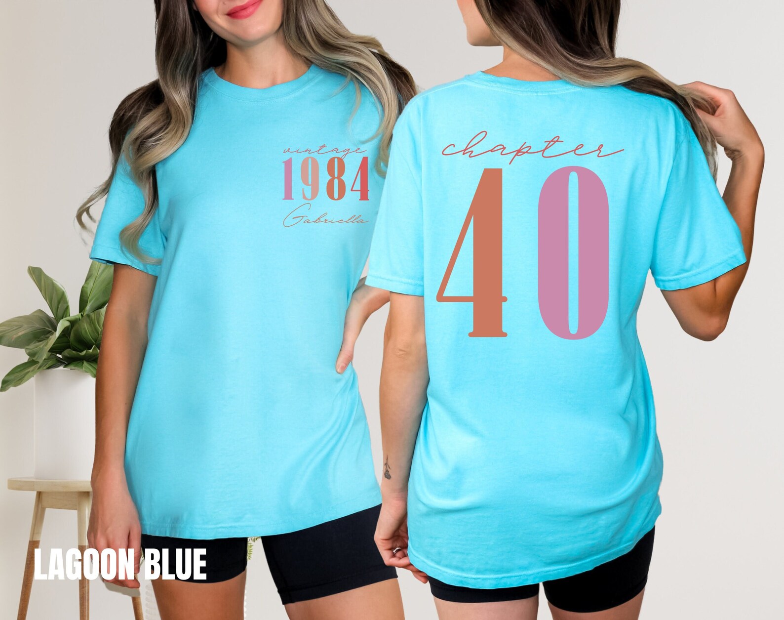 Personalized 40th Birthday Shirt, Vintage 1984 Top, Custom Age Shirt ...