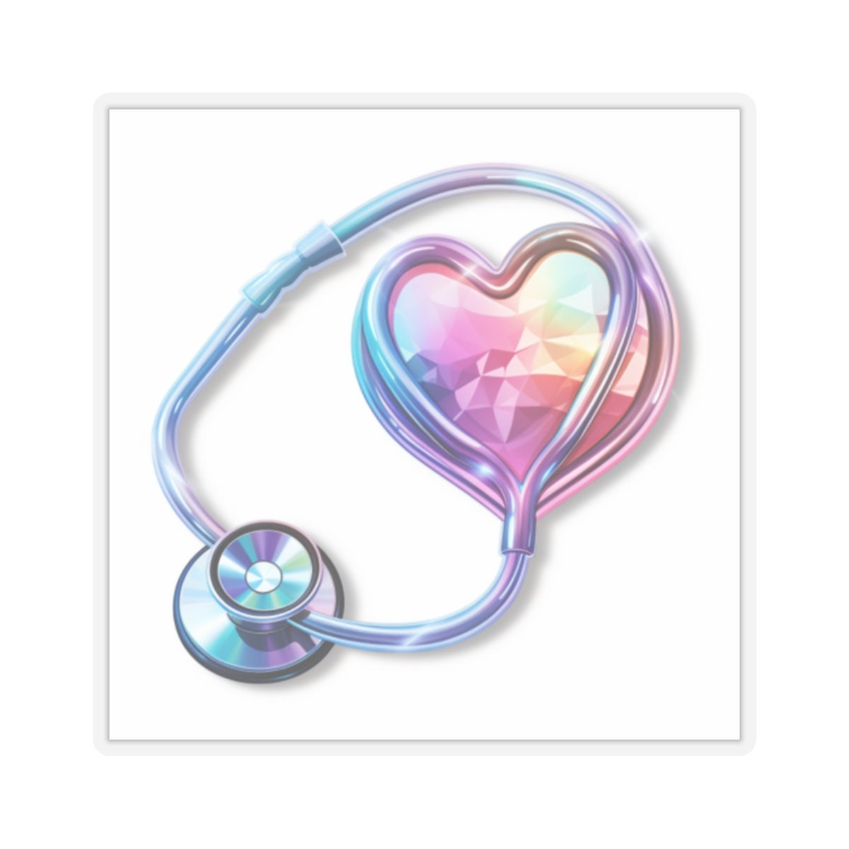 Holographic Nurse Stethoscope Sticker Gift for Nurse Nurse - Etsy