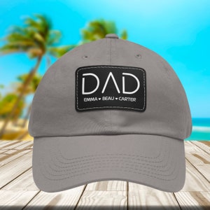 Custom Dad Hat With Kids Names, Personalized Father's Day Cap, New Dad ...