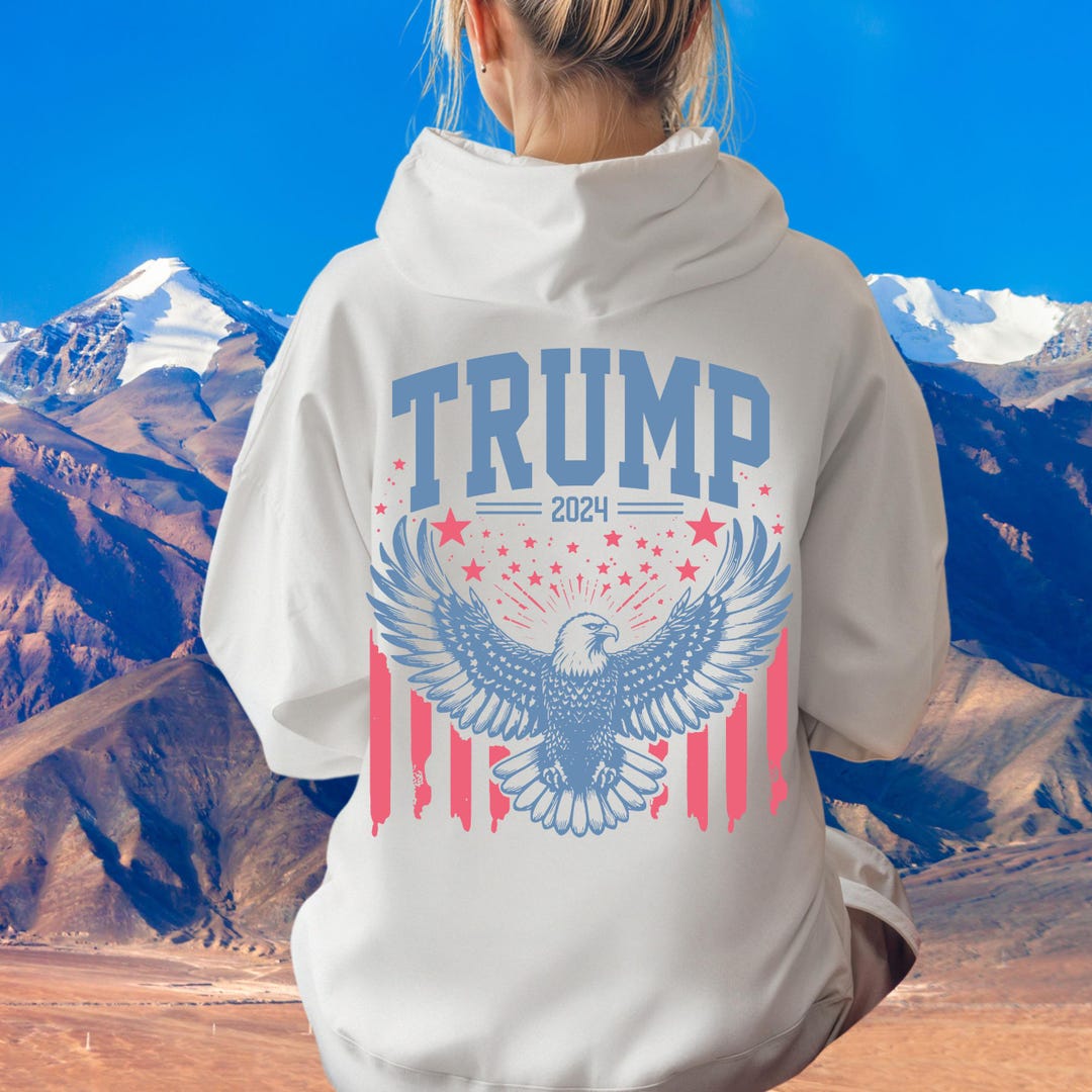 Trump 2024 Hoodie, Pro Trump Hoodie, Pro America, Republican Gifts ...