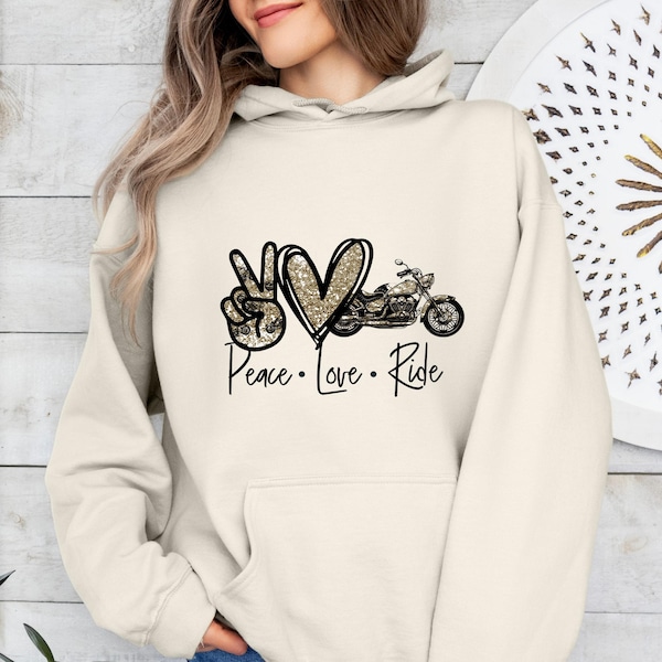 Peace Love Ride Svg - Etsy