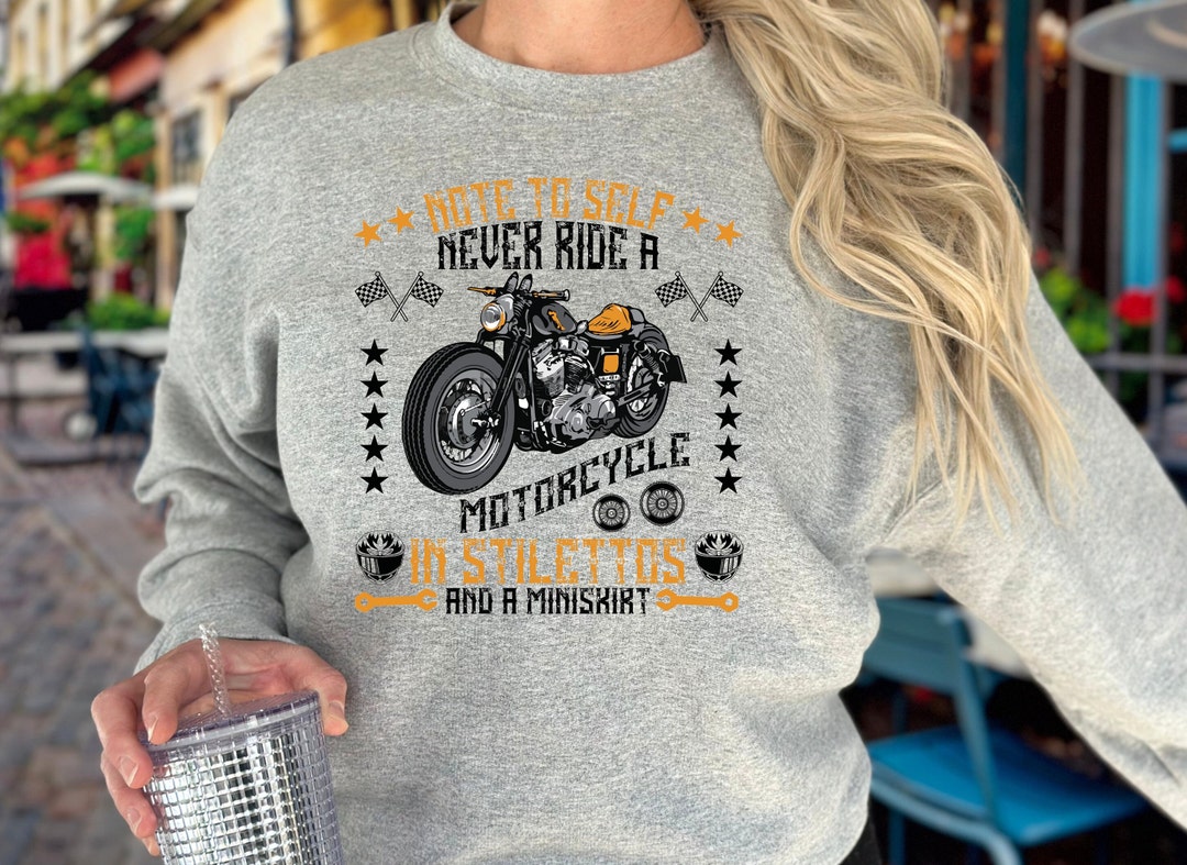 Motorcycle Rider Cautionary Message: Note to Self Never Ride a ...