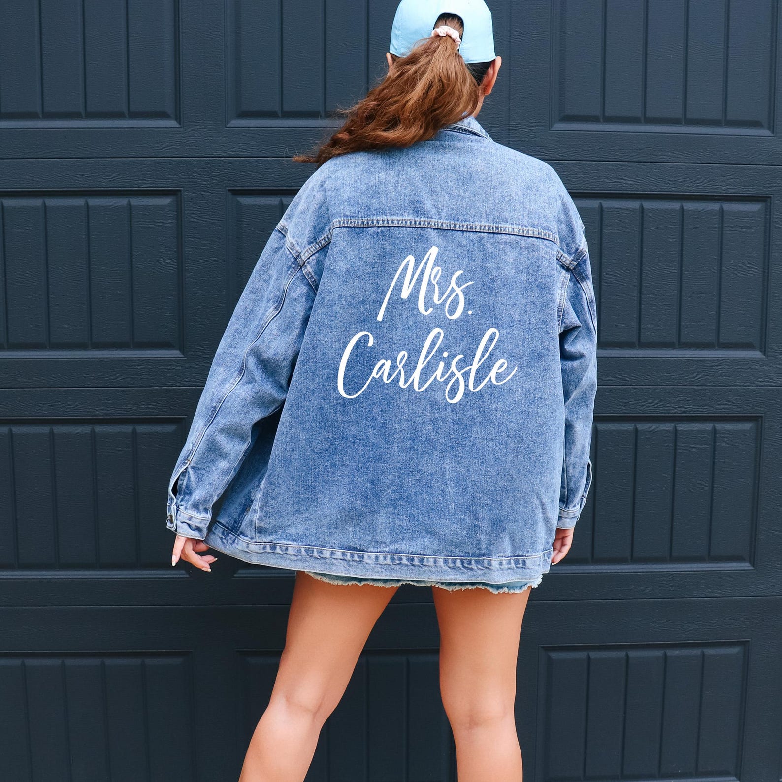 Personalized Mrs. Jean Jacket, Bride Jean Jacket, Mrs. Denim Jacket ...