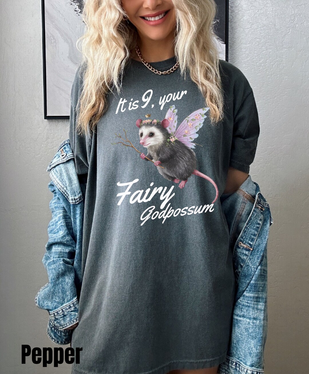 Opossum Shirt, It is I Your Fairy Godpossum Tee, Possum Shirt, Funny ...