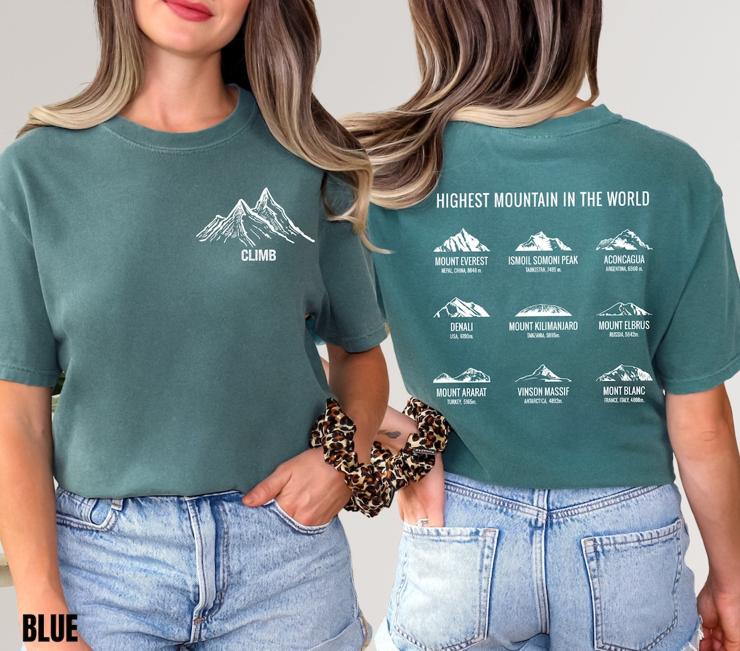 Mountain Climbing Shirt, Rock Climbing, Hiking T Shirt for the ...